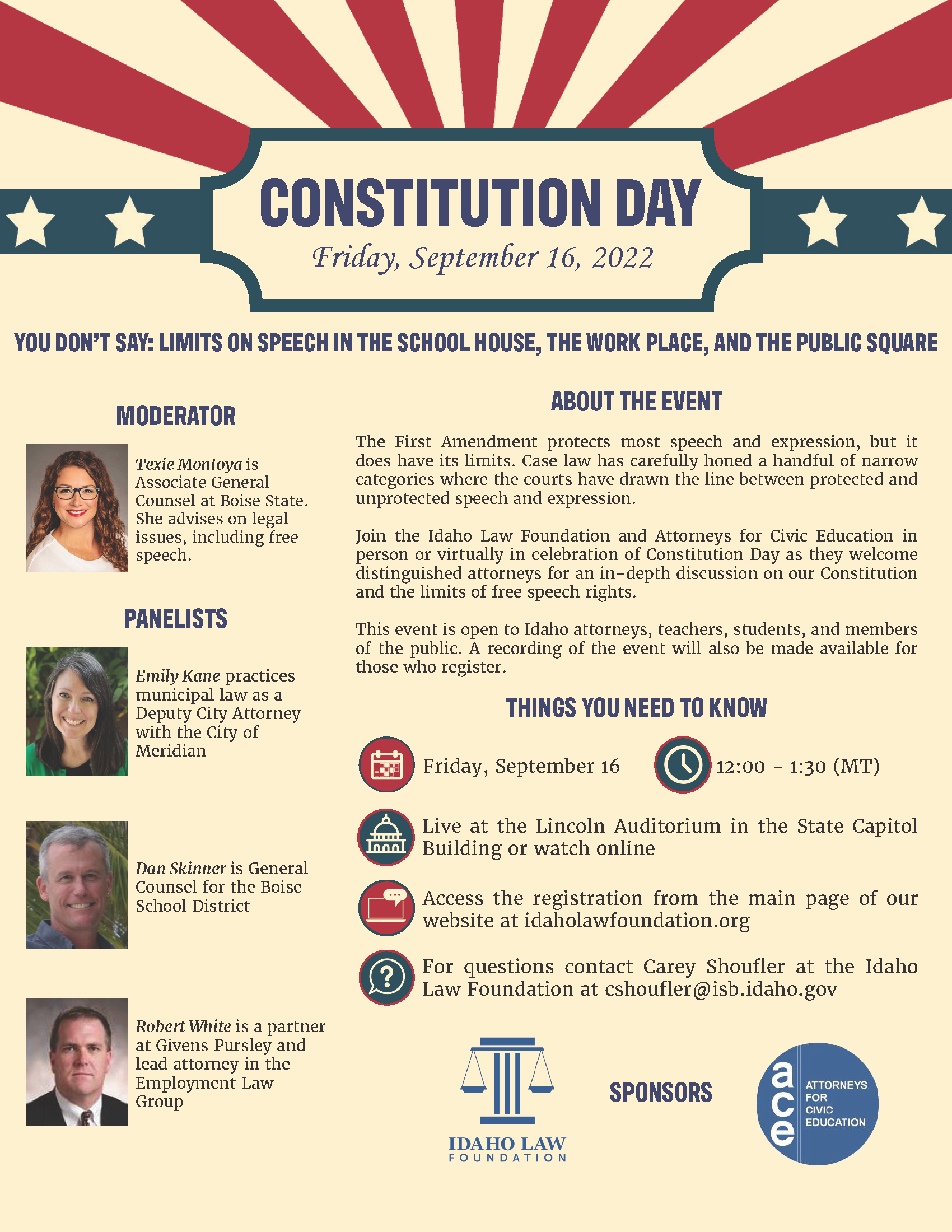 Celebrate Constitution Day September 16th! - Idaho Law Foundation